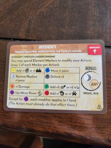 "Intensify" Aspect - Shifting Memory clarification | Spirit Island ...