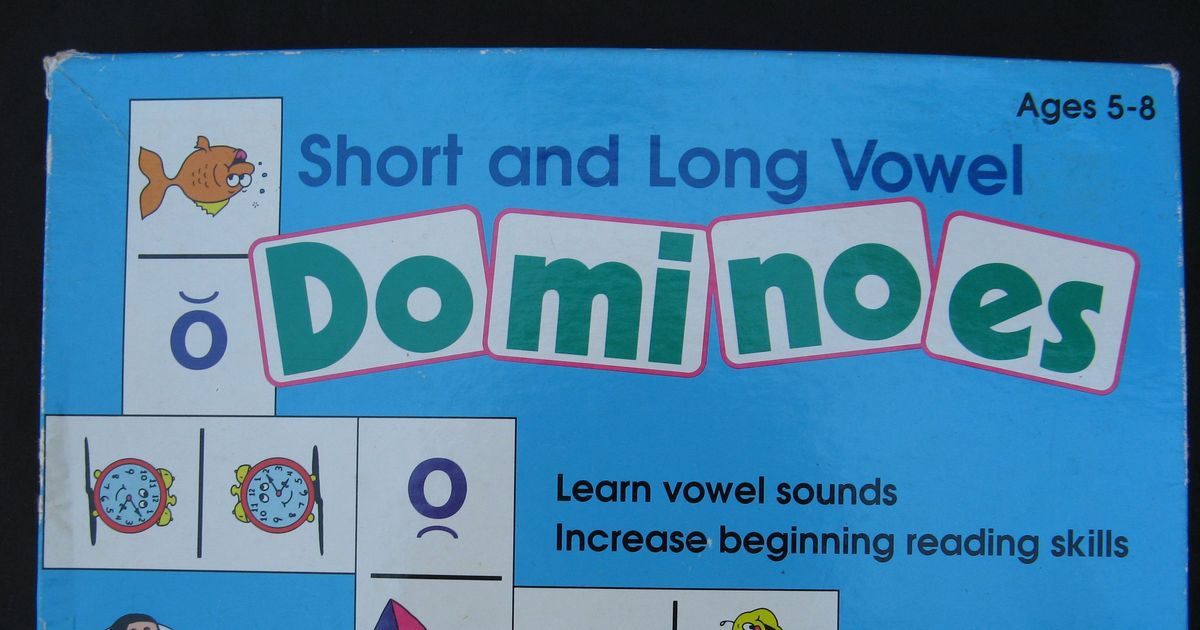Short and Long Vowel Dominoes | Board Game | BoardGameGeek