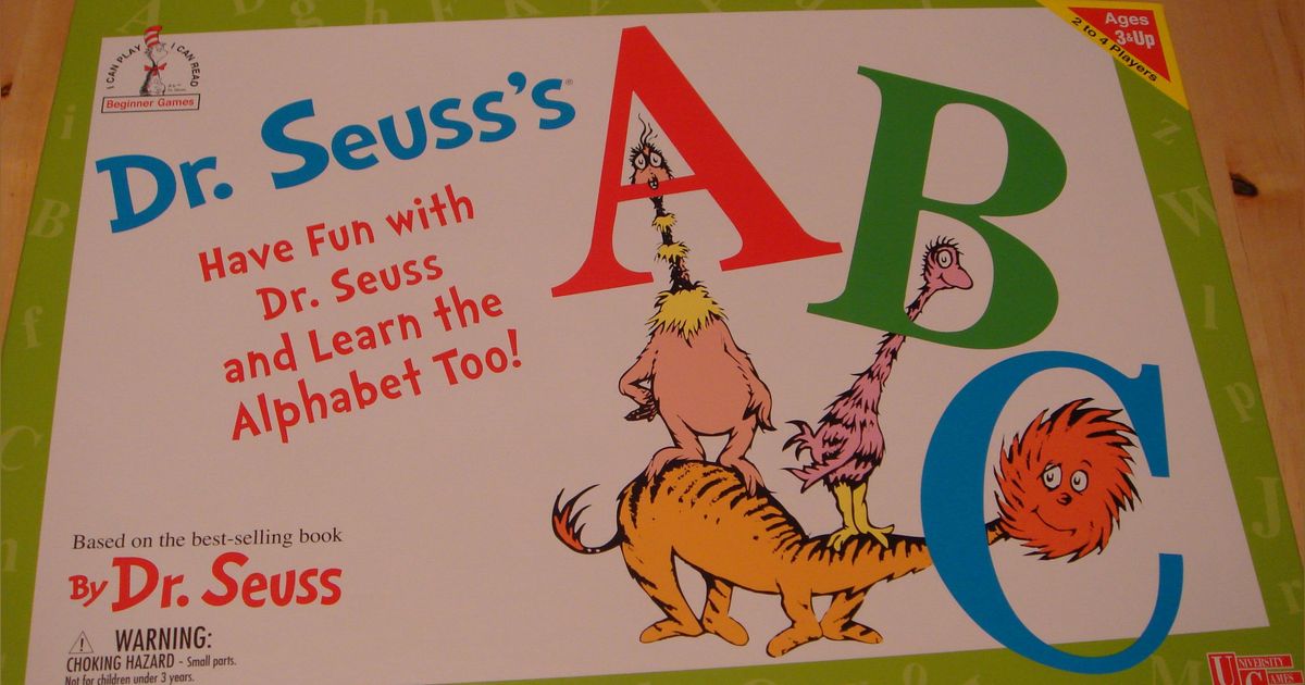 Dr. Seuss's ABC | Board Game | BoardGameGeek