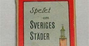 Spelet om Sveriges städer | Board Game | BoardGameGeek
