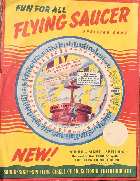 Flying Saucer Spelling Game | Board Game | BoardGameGeek