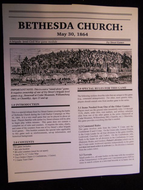 Bethesda Church Game Map | Bethesda Church