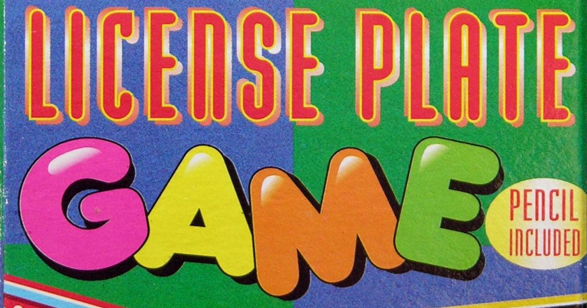 License Plate Game | Board Game | BoardGameGeek