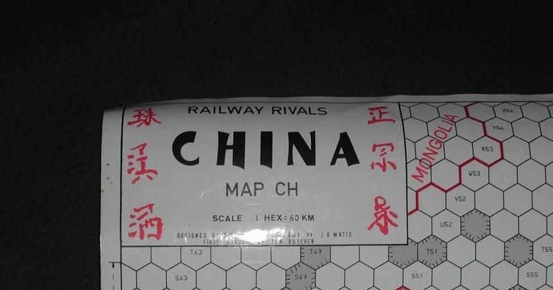 Railway Rivals Map CH: China | Board Game | BoardGameGeek