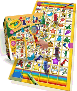 Crayola Color Chase & Race | Board Game | BoardGameGeek