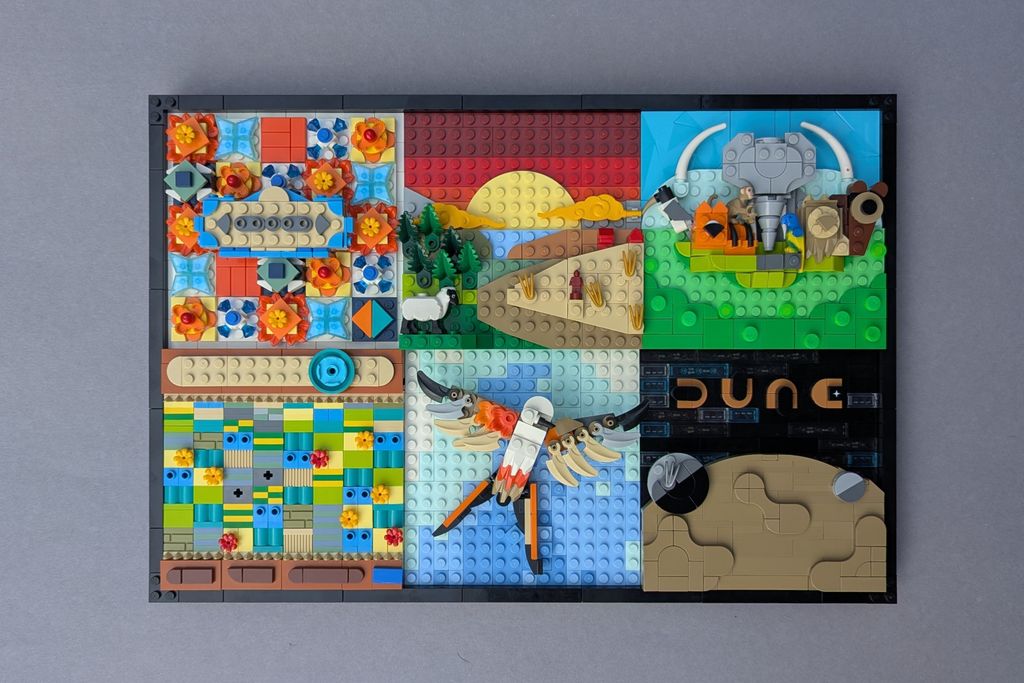 Board Game Covers recreated with LEGO