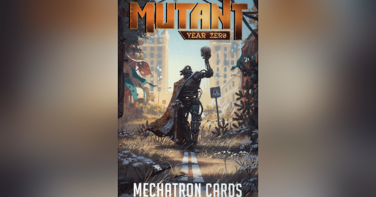 Mutant: Mechatron Cards | RPG Item | BoardGameGeek