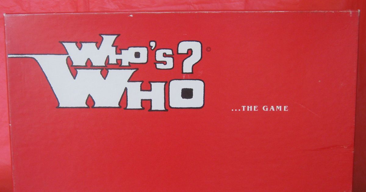 Who's Who? | Board Game | BoardGameGeek