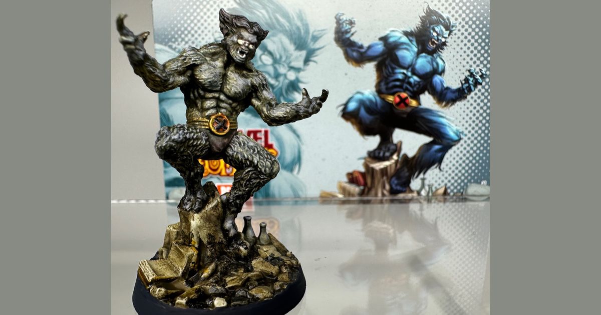Marvel Zombies: A Zombicide Game – Beast | Tiny Plastic Creatures ...