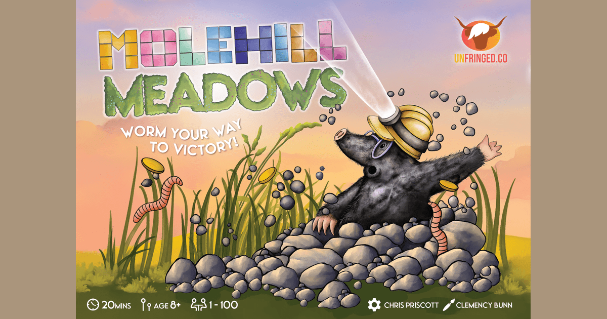 Drawing a tunnel | Molehill Meadows