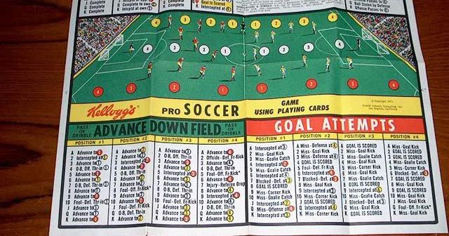 Kellogg's Pro Soccer | Board Game | BoardGameGeek