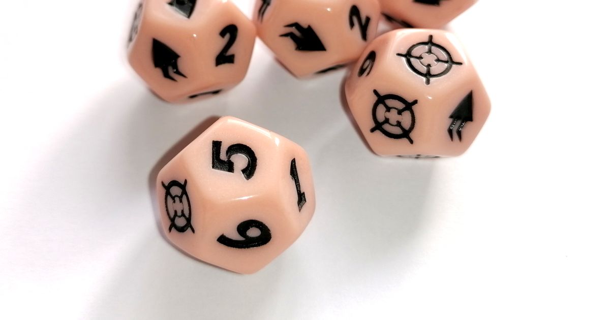 Worms: The Board Game – Extra Dice Set (x5 Worm Pink) | Board Game ...