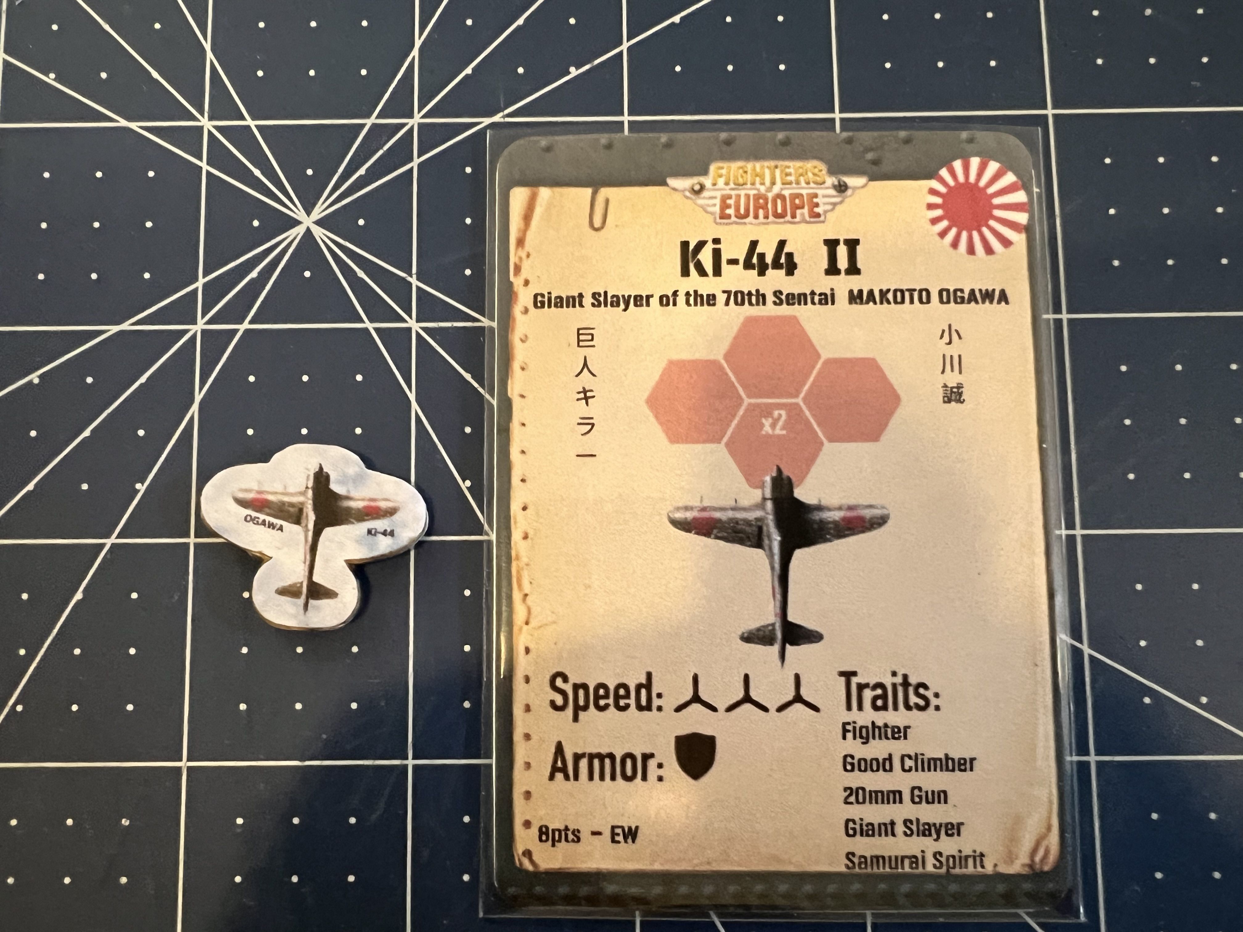 Imperial Japan custom tokens and cards | Fighters of the Pacific