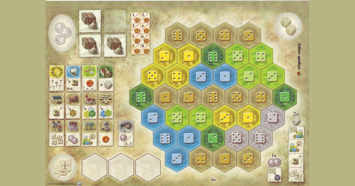 The Castles of Burgundy: 1st Expansion – New Player Boards | Board Game ...