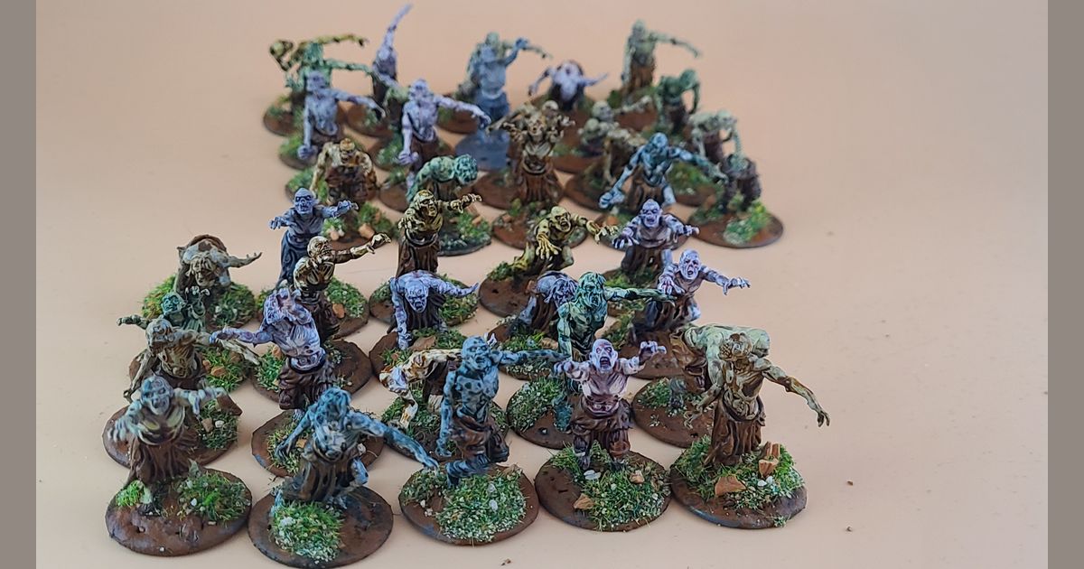 Mantic Zombie Horde | Plaztiik WarKriimes | BoardGameGeek