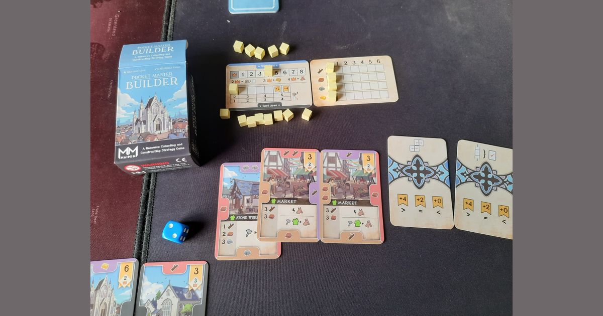 Pocket Master Builder - June 2023 - Solo Play Session Report | Home of Mark