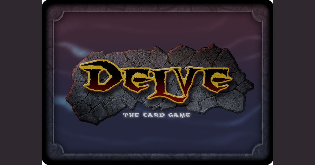 Delve cards with background graphics version 1 | Delve the Card Game