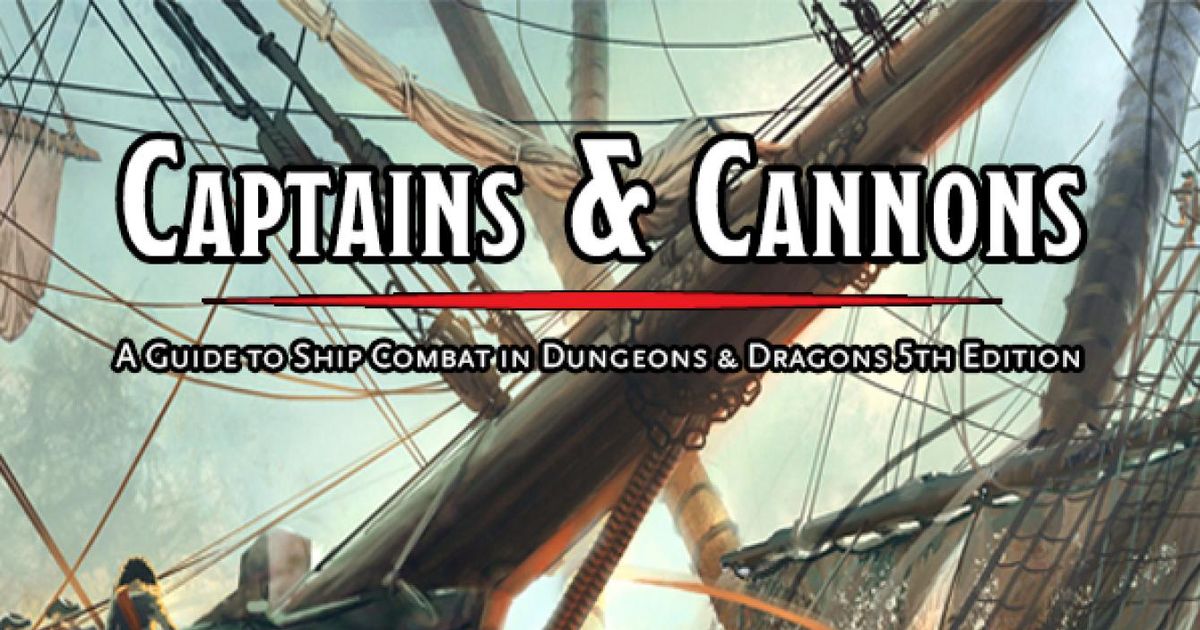 Captains & Cannons | RPG Item | RPGGeek