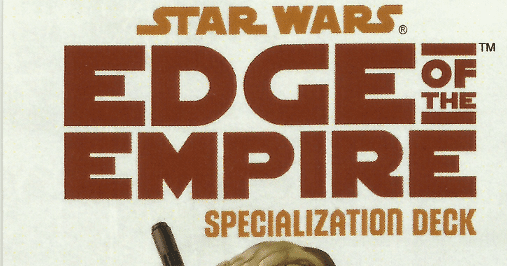 Edge of the Empire Specialization Deck: Explorer Scout | RPG Item ...