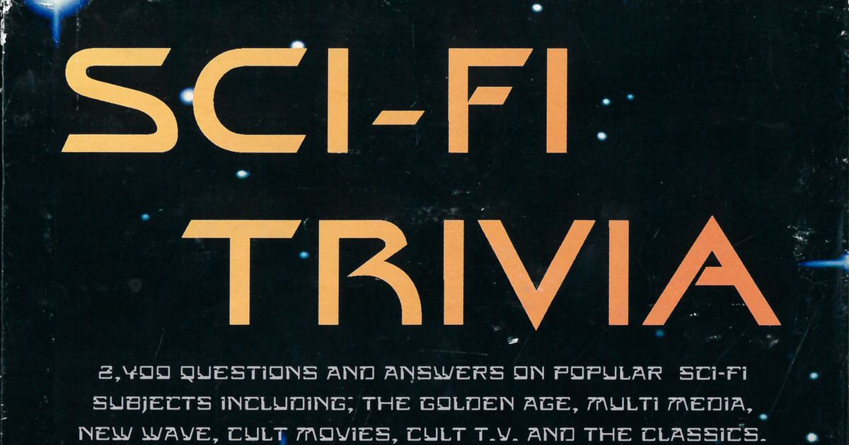 Sci-Fi Trivia | Board Game | BoardGameGeek