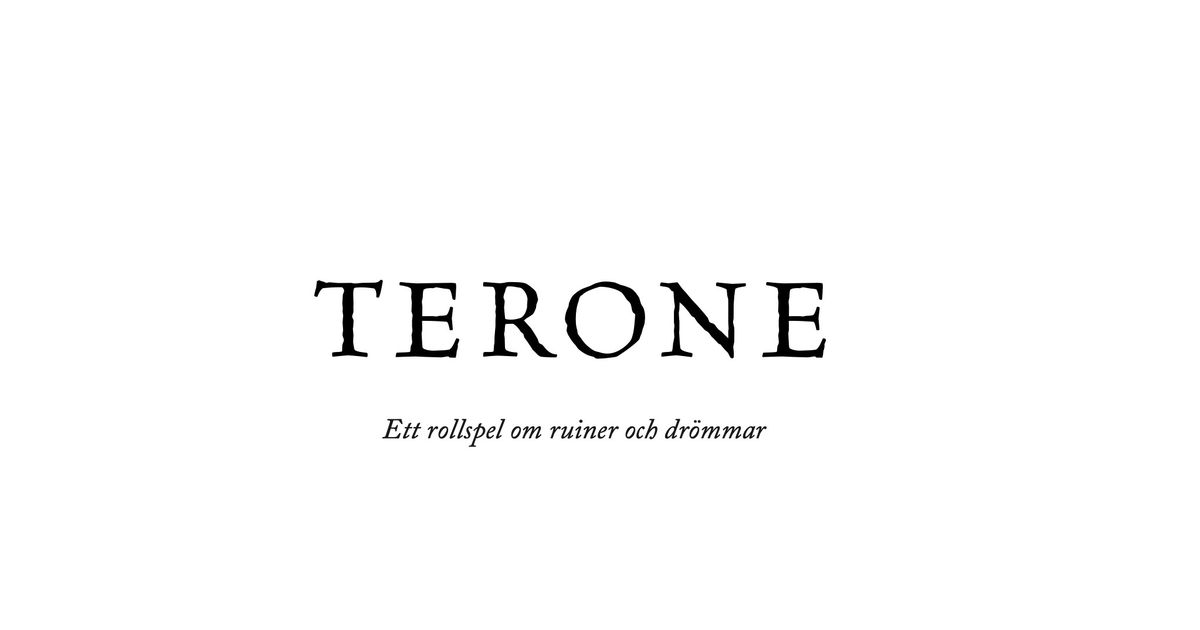 Terone | RPG Item | RPGGeek