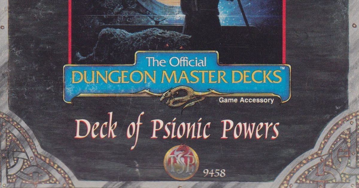Deck of Psionic Powers | RPG Item | RPGGeek