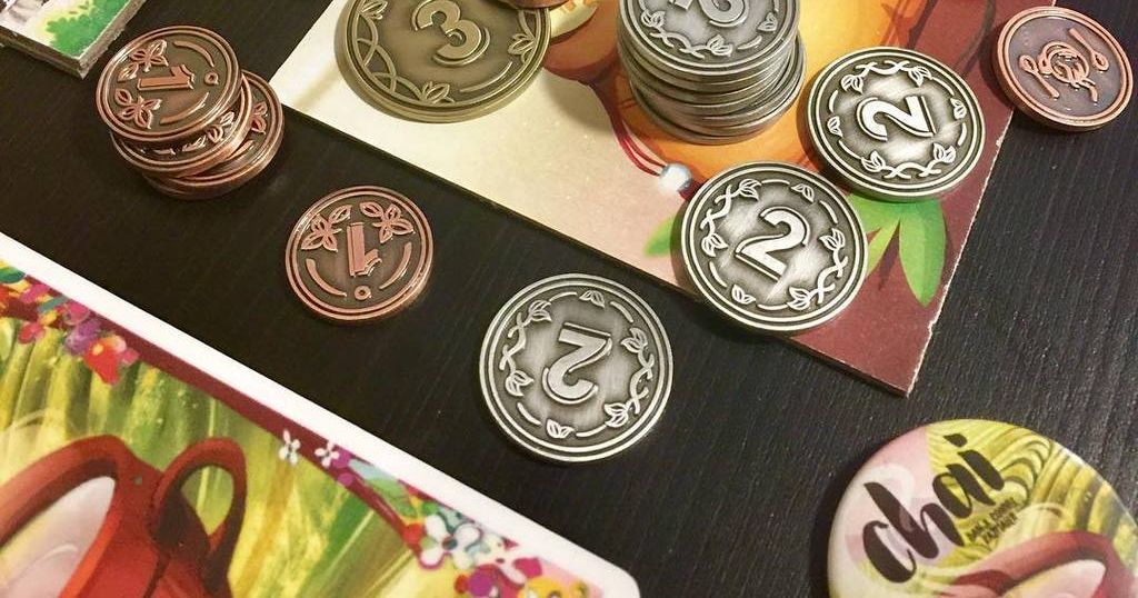 Chai: Metal Coins | Board Game Accessory | BoardGameGeek