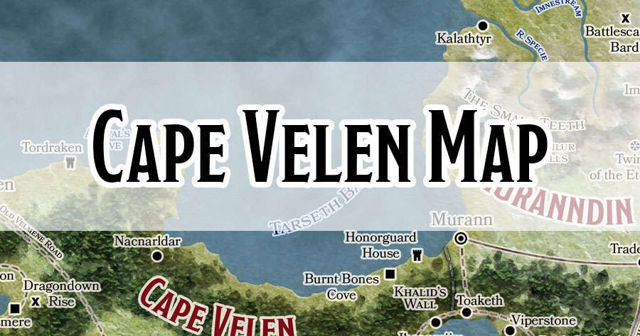 Cape Velen Map | RPG Item | RPGGeek