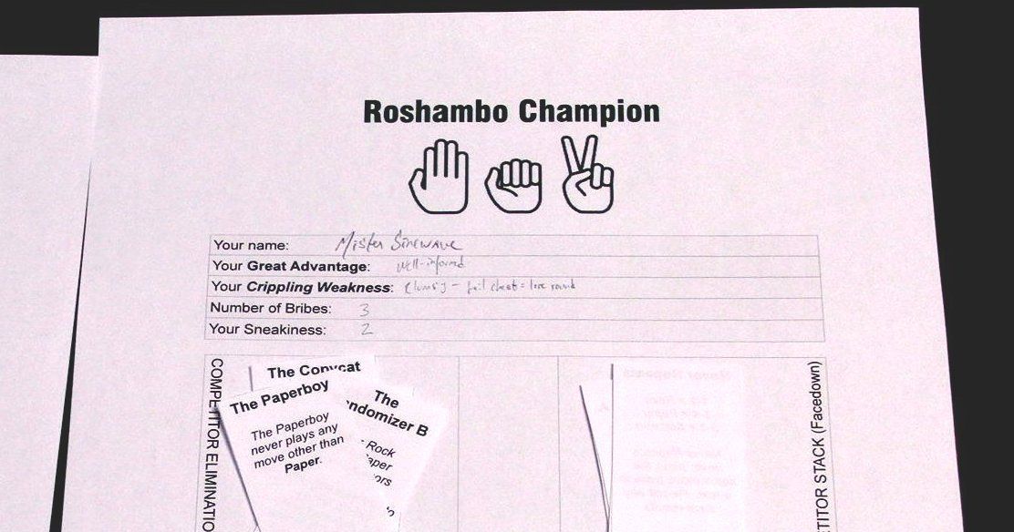 Roshambo Champion | Board Game | BoardGameGeek