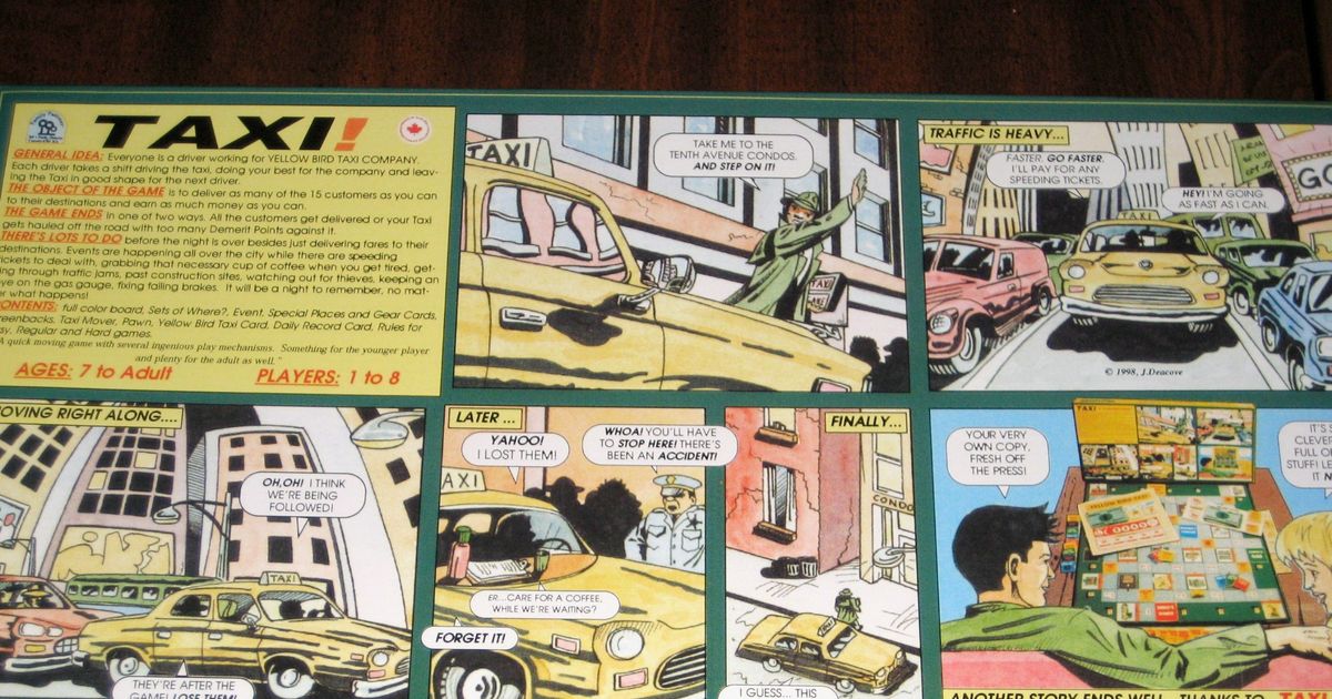 Taxi | Board Game | BoardGameGeek