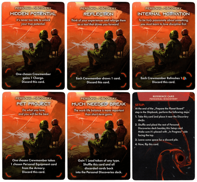 ISS Vanguard: Personal Discovery Promo Cards | Board Game | BoardGameGeek