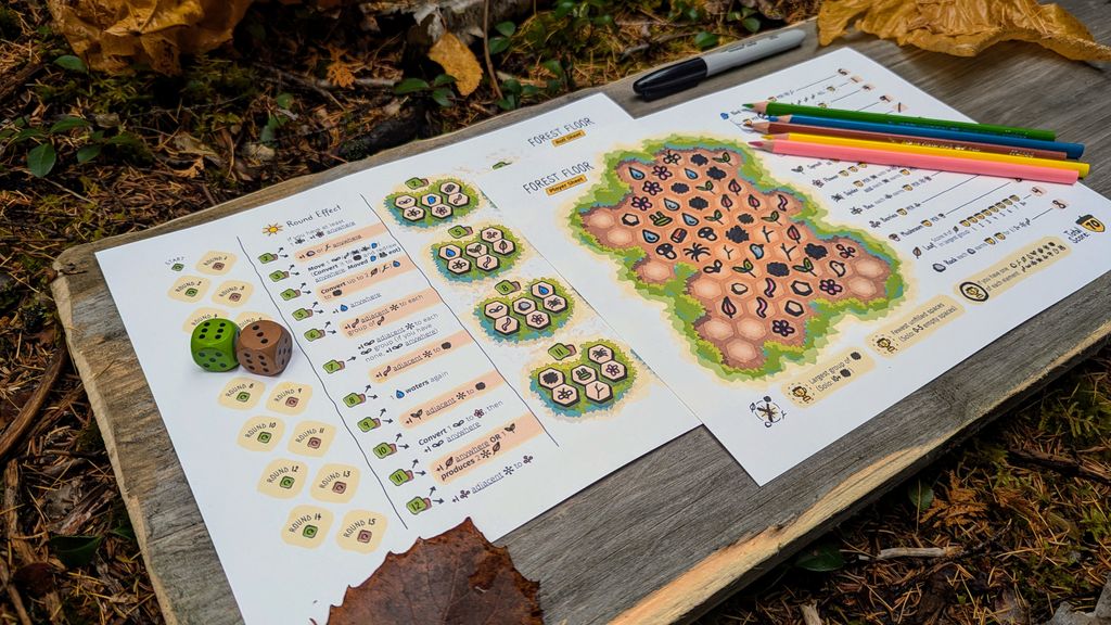 [WIP] Forest Floor (2024 Roll & Write Game Design Contest) [Contest Ready]