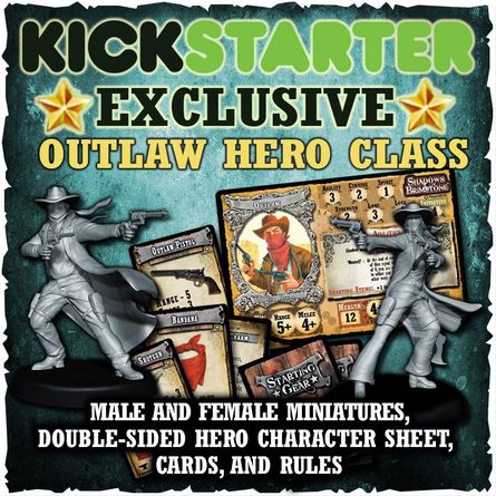 Outlaw hero marker | Shadows of Brimstone: Outlaw Hero Class