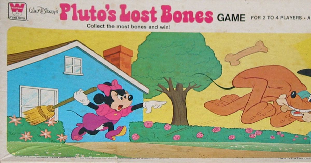 Walt Disney's Pluto's Lost Bones Game | Board Game | BoardGameGeek