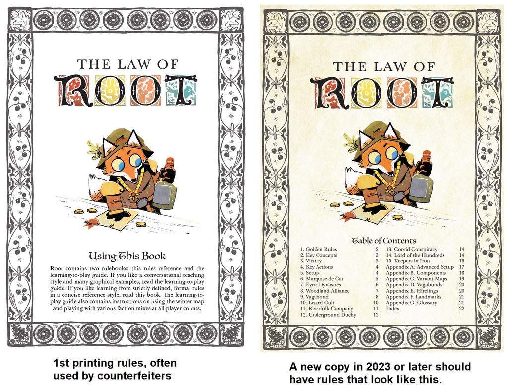 Here is how to tell if your copy of Root is counterfeit. | Root