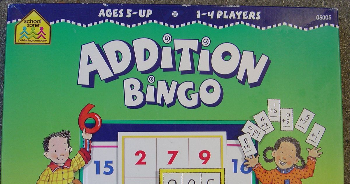 Addition Bingo | Board Game | BoardGameGeek