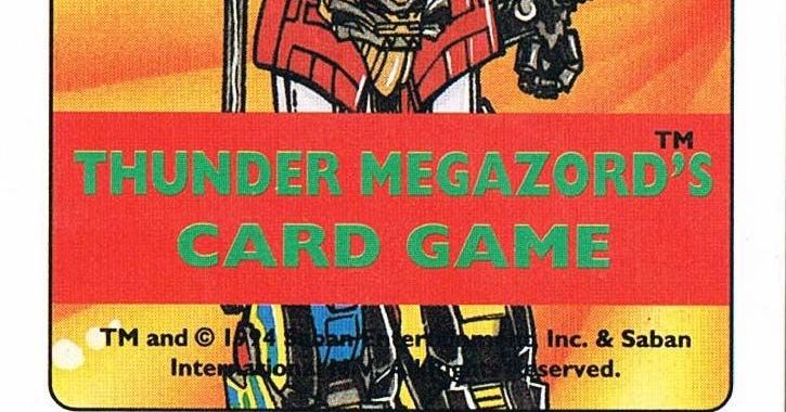 Thunder Megazord's Card Game | Board Game | BoardGameGeek