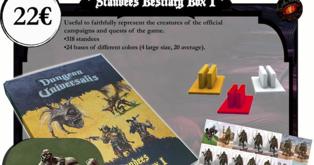 Dungeon Universalis: Standees Bestiary Box I | Board Game Accessory ...