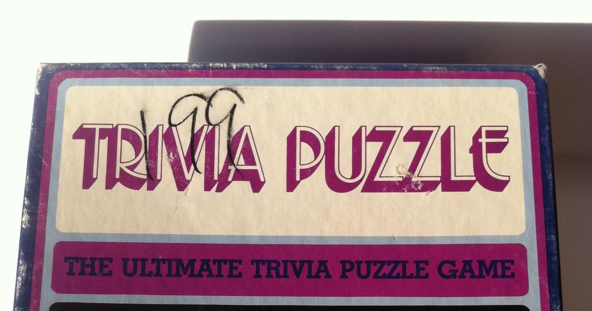Trivia Puzzle | Board Game | BoardGameGeek