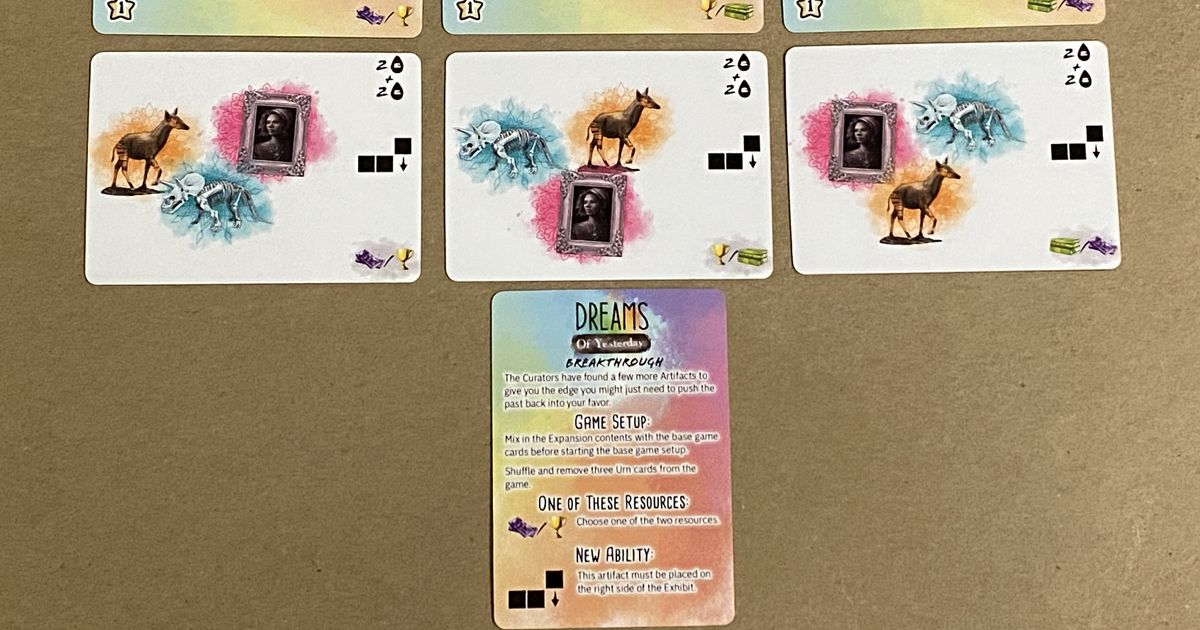 Dreams of Yesterday: Breakthrough | Board Game | BoardGameGeek