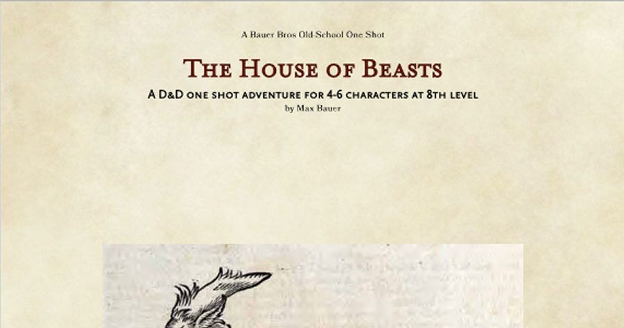 The House of Beasts | RPG Item | RPGGeek