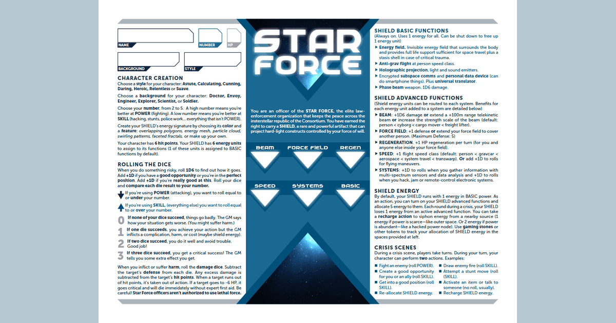 Star Force | RPG Item | BoardGameGeek