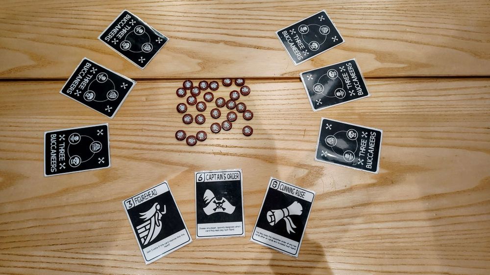 [WIP] Three Buccaneers - 2025 9-Card PnP Design Contest - Contest Ready