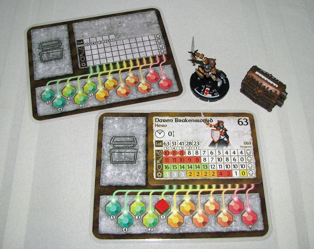 Mage Knight Dungeons Hero Mats | Mage Knight Dungeons