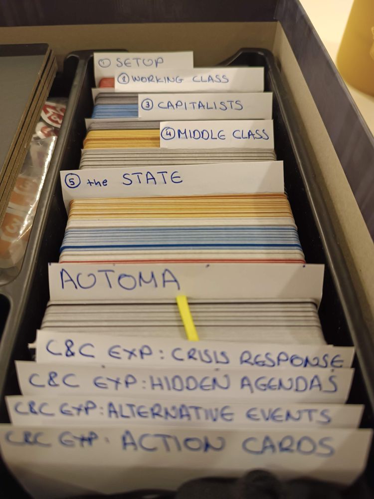 Hegemony - Card Dividers | Hegemony: Lead Your Class to Victory