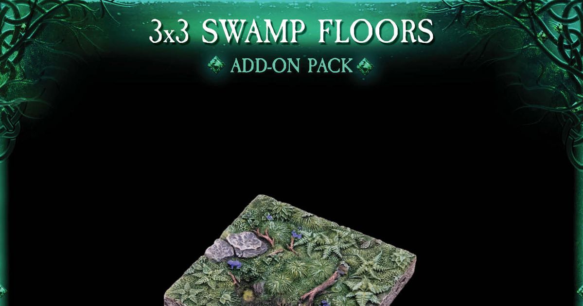 3x3 Swamp Floors | RPG Item | RPGGeek