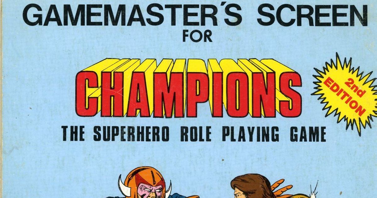 Gamemaster's Screen for Champions (2nd Edition) | RPG Item | RPGGeek