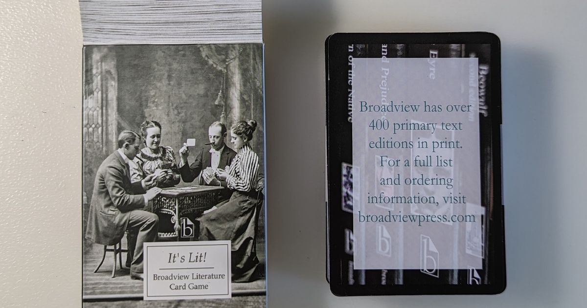 It's Lit! Broadview Literature Card Game | Board Game | BoardGameGeek