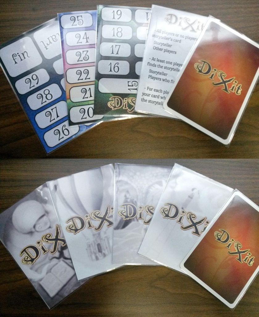 Dixit-card-sized reference and board | Dixit