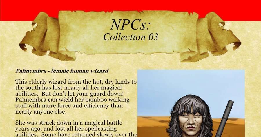 NPCs Collection 03 | RPG Item | RPGGeek